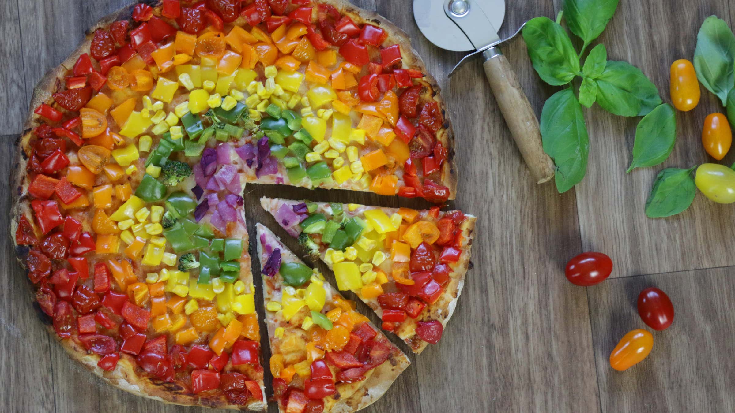 Rainbow Pizza